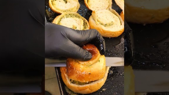 чесночные булочки по корейски