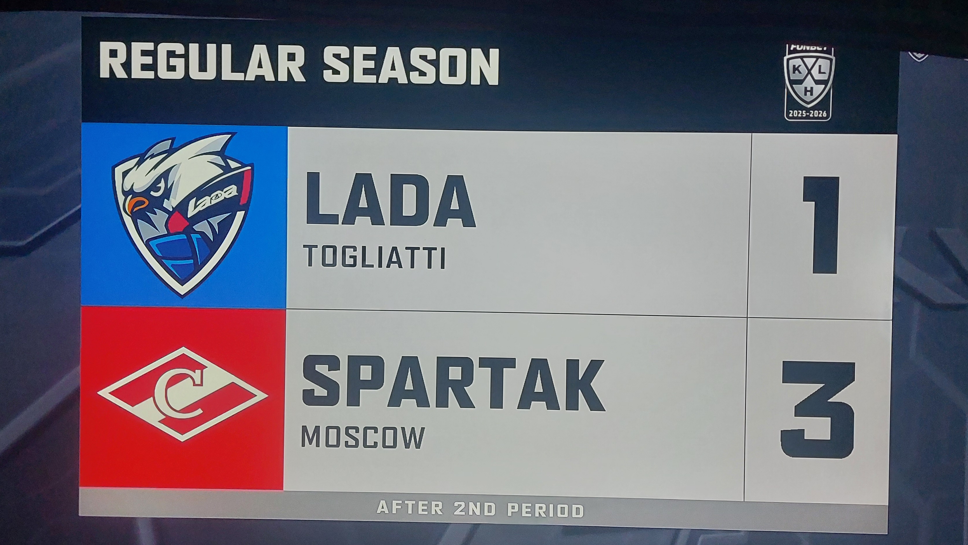 Обзор матча Фонбет КХЛ ЛАДА - СПАРТАК