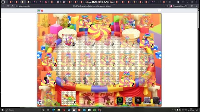 Зеркальный удивительный цифровой остров