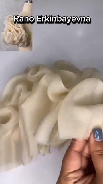 моделирование рукава воланы