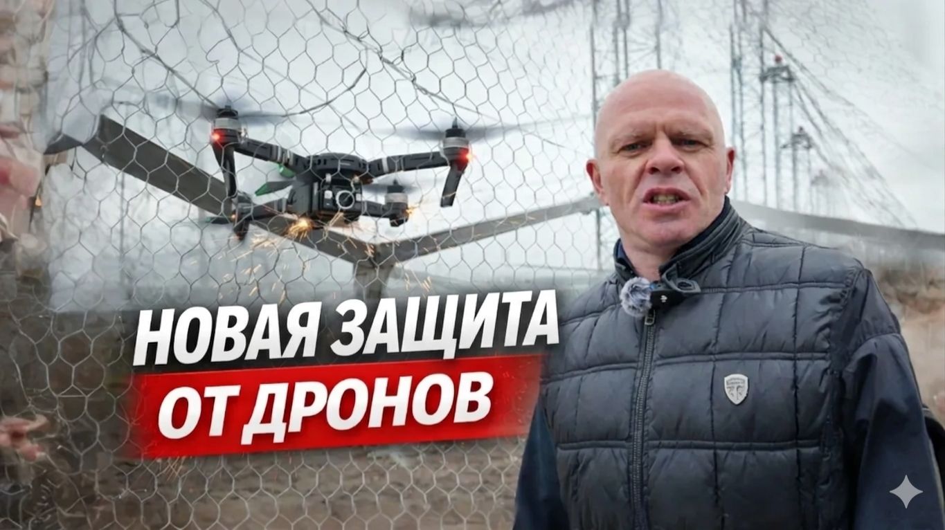 Новая ЗАЩИТА от дронов? Обычная металлическая сетка!
