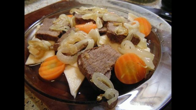 КУЛЛАМА С ОТВАРНЫМ МЯСОМ