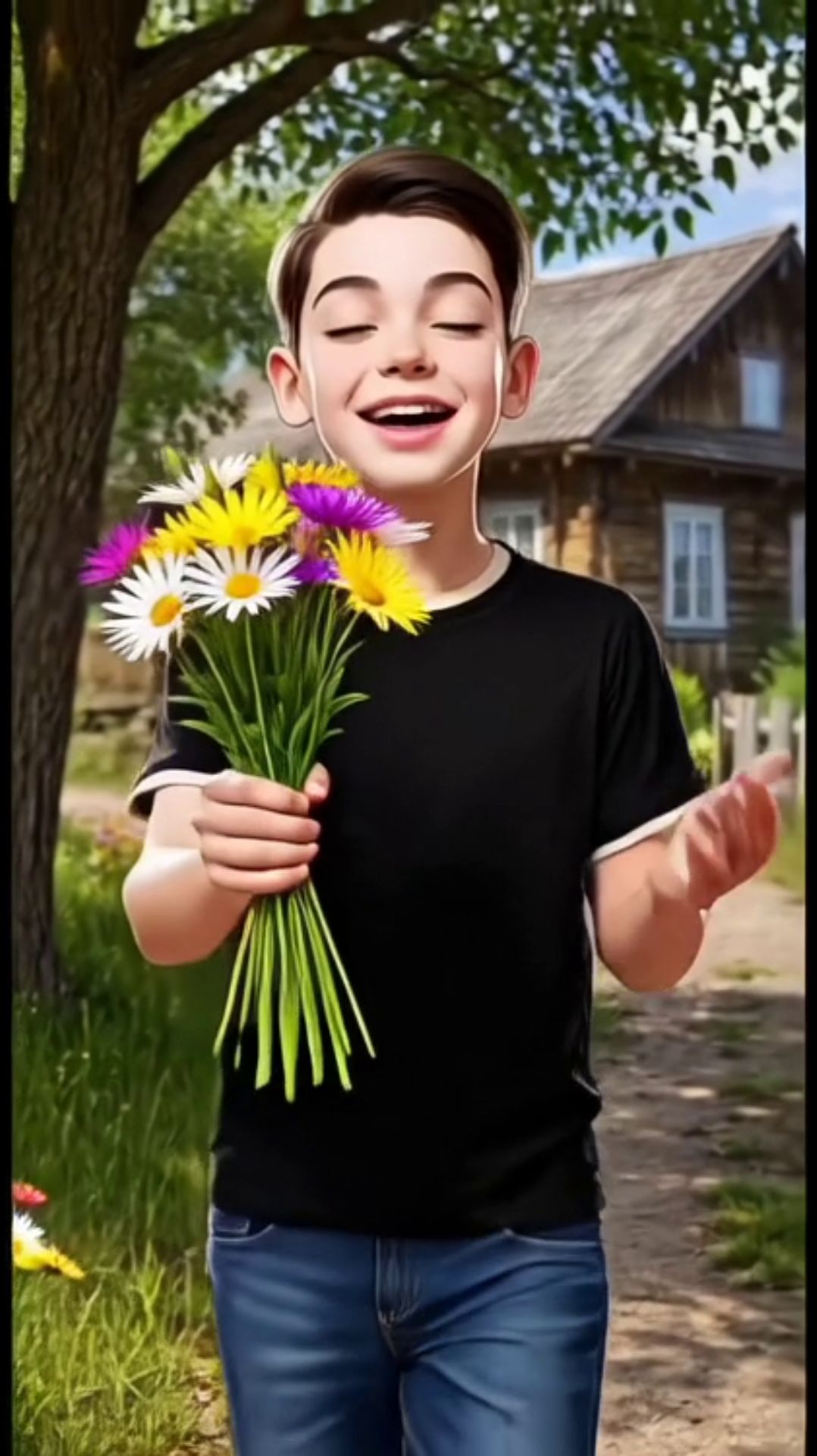 Пацан Поздравляет Девушек с 8 Марта! Поздравление Скулбоя