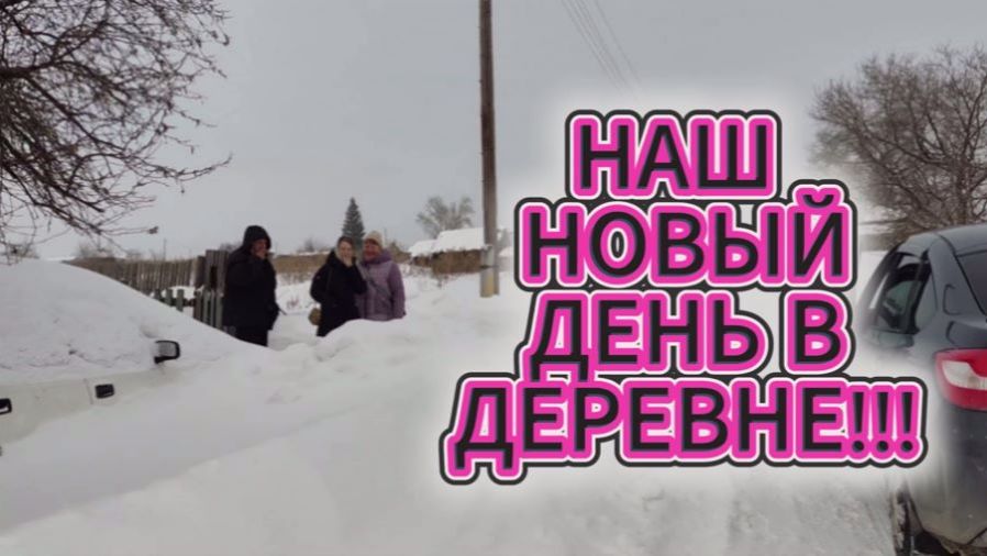 ВЛОГ/НАШ НОВЫЙ ДЕНЬ В ДЕРЕВНЕ/ГОСТИ /НЕБОЛЬШАЯ РАСПАКОВКА