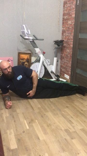 Боковая планка на прямых ногах статика + динамика