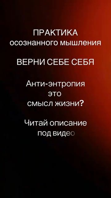Анти-энтропия это смысл жизни? #clubbonfire #shorts #клубобщийкостер