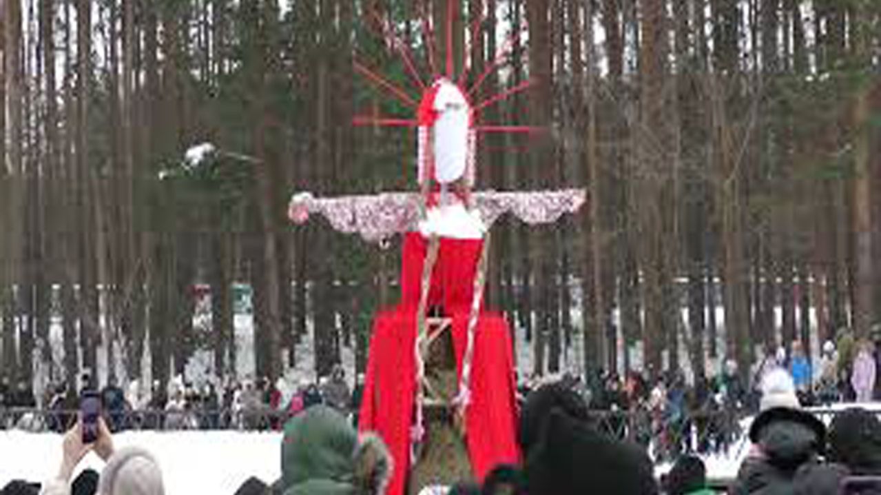 В ожидании сожжения арт-объекта "Яжмасленица". Часть 1 (22.02.26)