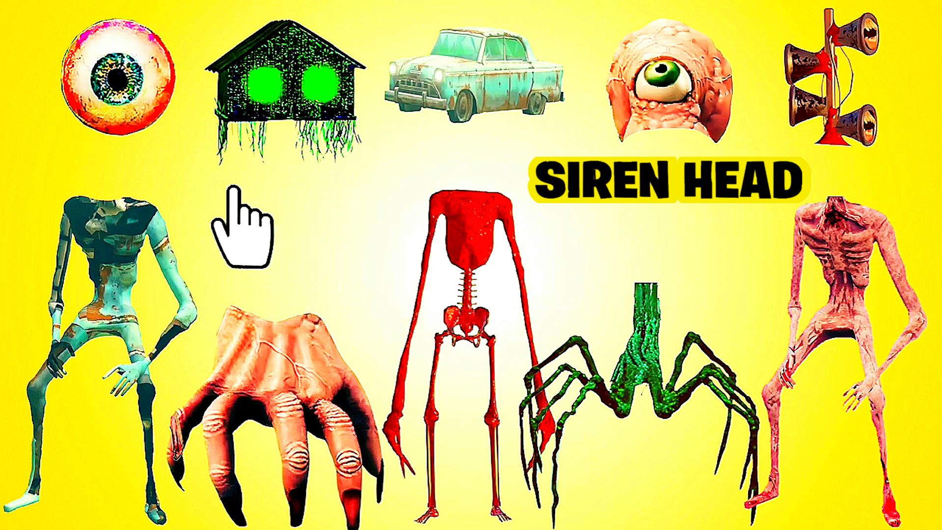 📢 СИРЕНОГОЛОВЫЙ 📢 - СОБЕРИ СИРЕНОГОЛОВОГО ПРАВИЛЬНО. SIREN HEAD - ВИДЫ.