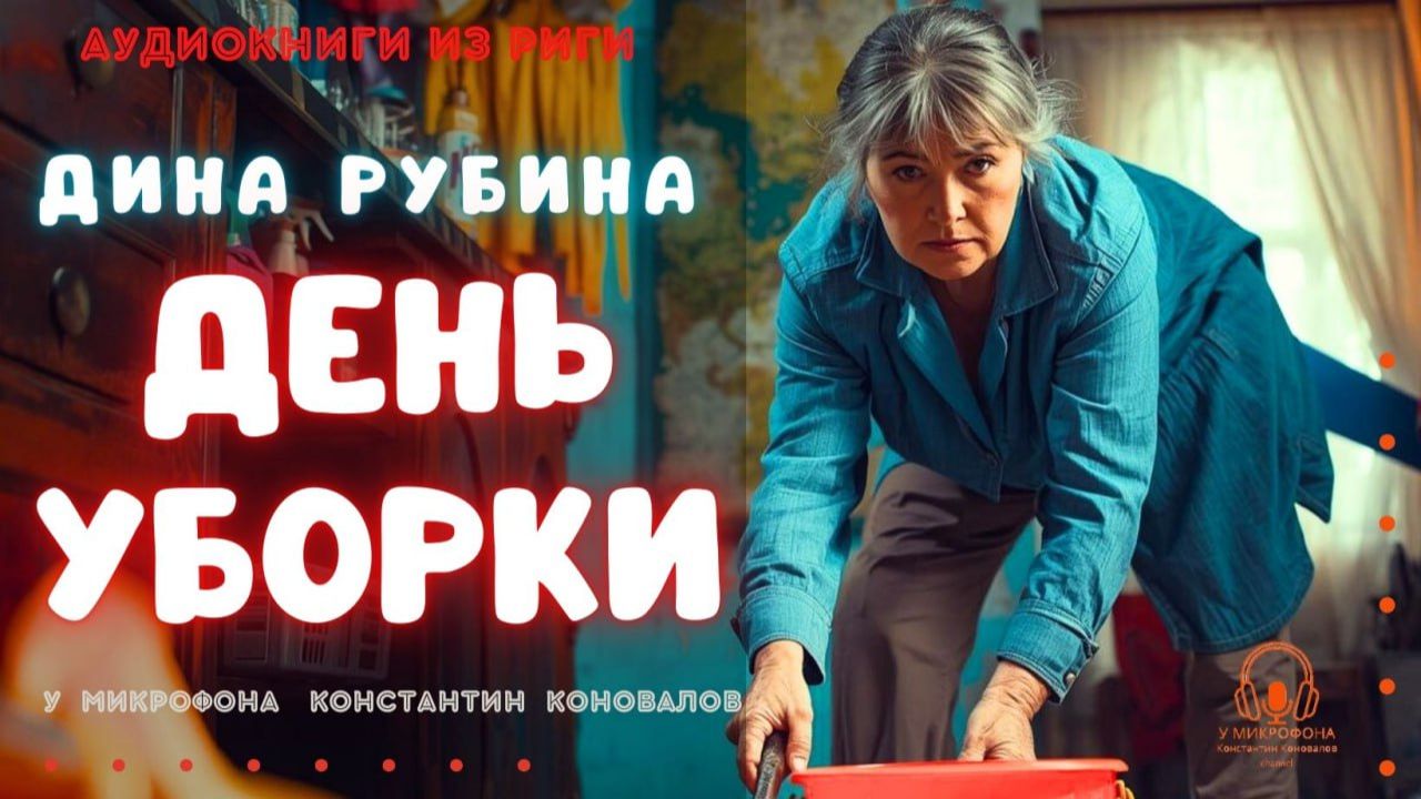 Аудиокнига. "День уборки". Дина Рубина. Исполняет Константин Коновалов