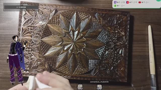 Работа в стиле геометрической резьбы. (18)