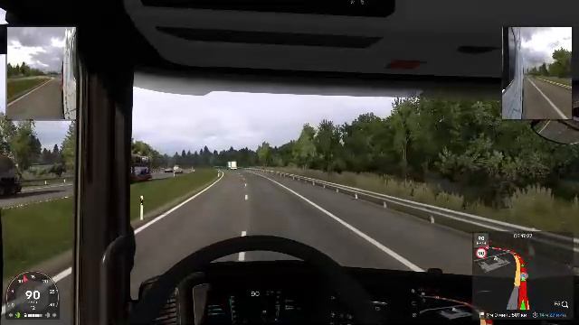 Euro Truck Simulator 2 (ETS 2) (#19) Стрим, доставка грузов прохождение на канале GEPGames