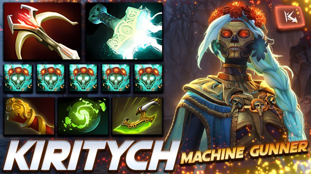 Kiritych Muerta Machine Arrow Gun — профессиональный геймплей в Dota 2 [Смотри и учись]