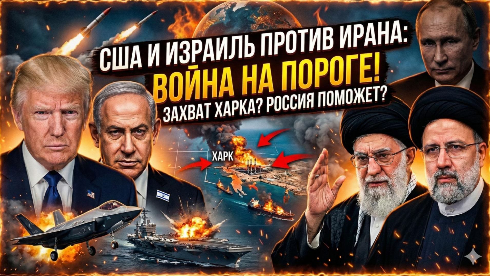🚀Меркурис | ИРАН НЕ СДАТЬСЯ: США готовят захват Харка, Россия прикроет Тегеран