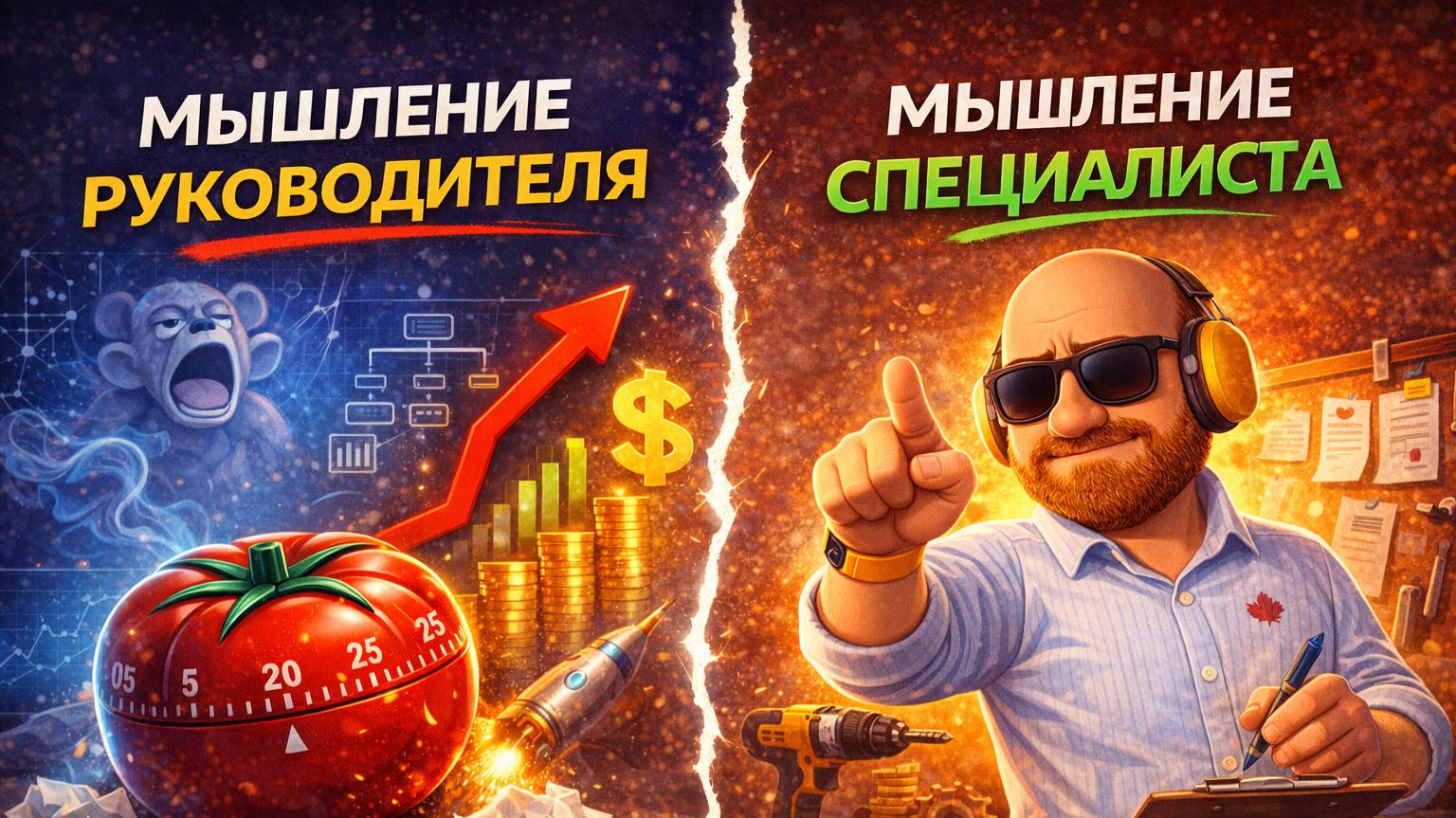 Главное отличие мышления руководителя от специалиста