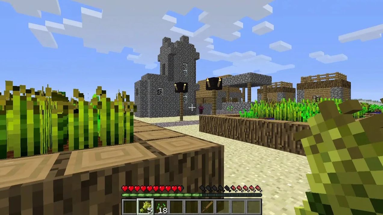 выживание в майнкрафте на версии 1.0  часть 1