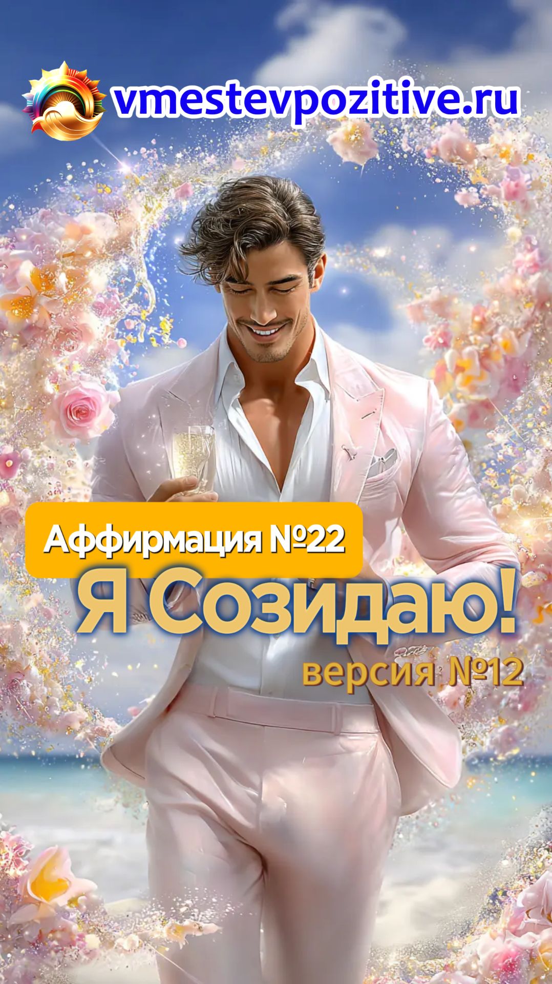 Affirmation. Male. №22. Я созидаю (v12)