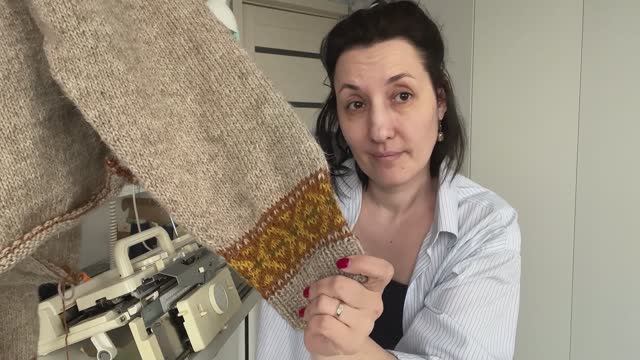 Влог 3\26 || Покупка || Шапка на вязальной машине || Свитер с жаккардом || Вышивка