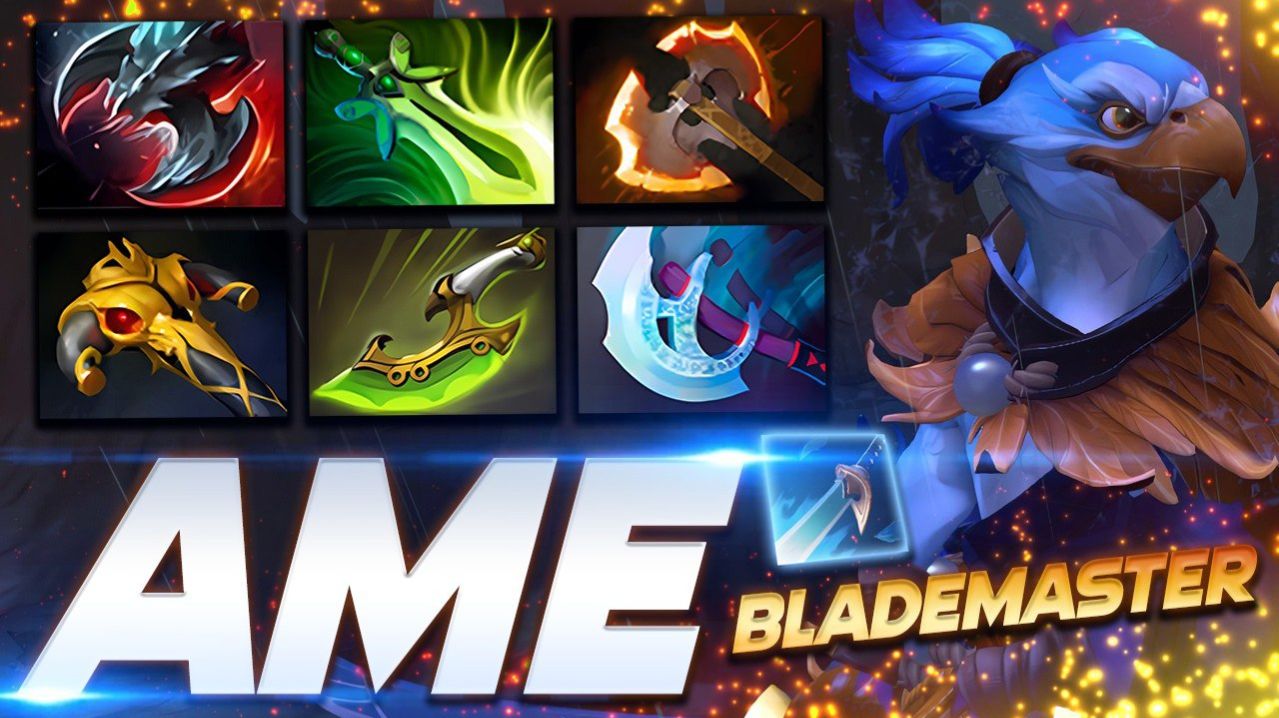 AME KEZ BLADEMASTER — профессиональный геймплей в Dota 2 [Смотри и учись]