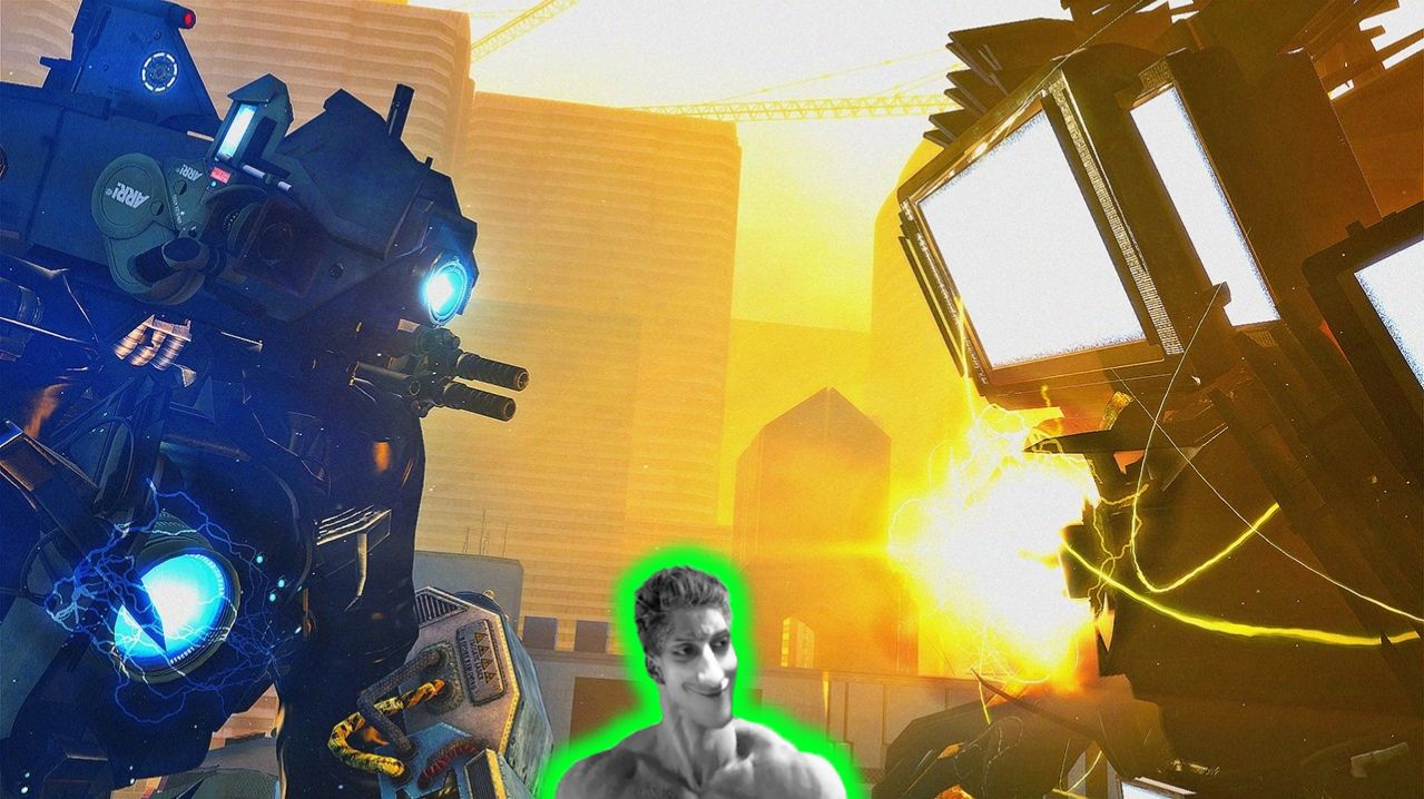 Что, если вместо Спикермена Титана был заражён ТВ мен Титан? - Сборник Фанмейдов #78 Реакция Скибиди