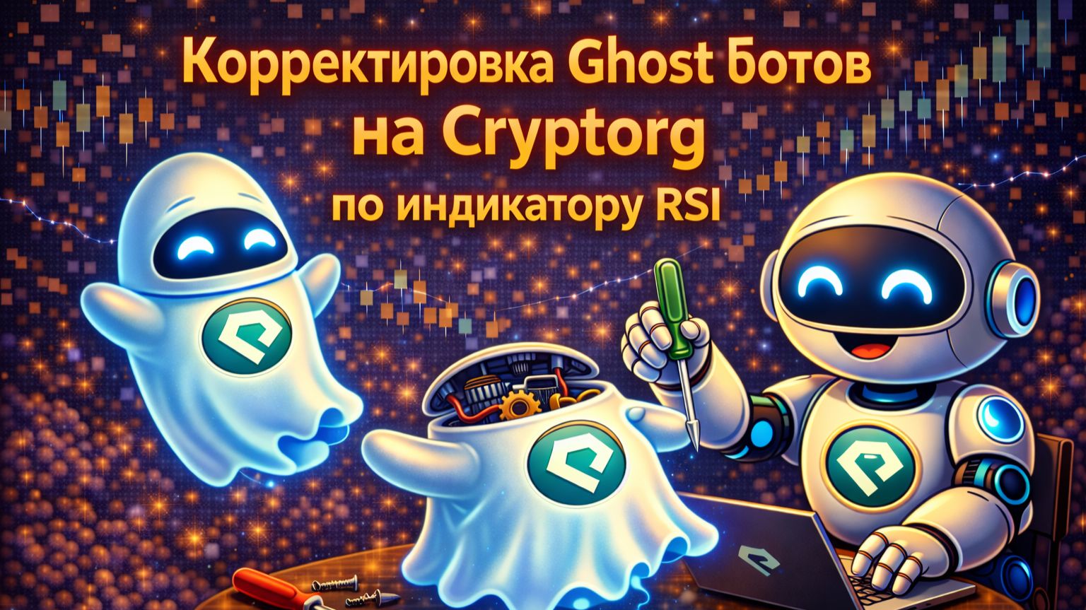 Корректировка Ghost ботов на Cryptorg по индикатору RSI