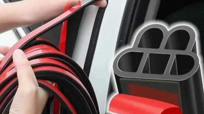 Установка автомобильного уплотнителя для дверей, капота, багажника