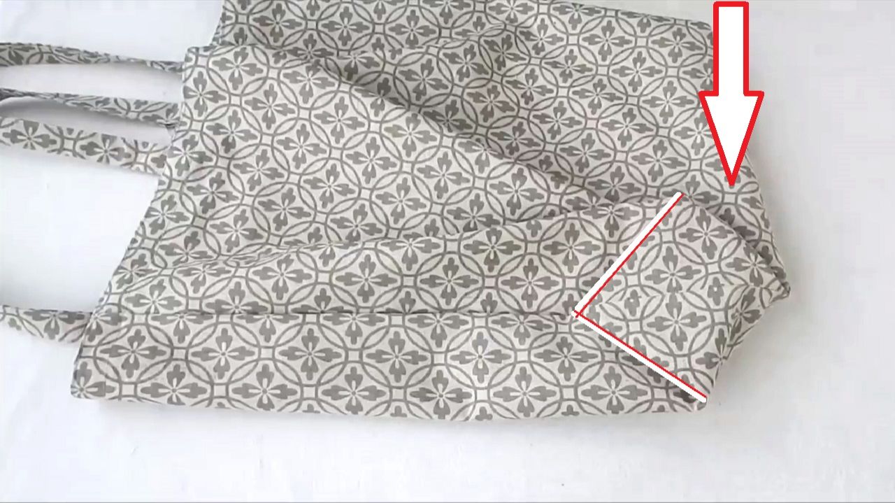 Один простой способ сшить эко сумку за час - объёмное дно.