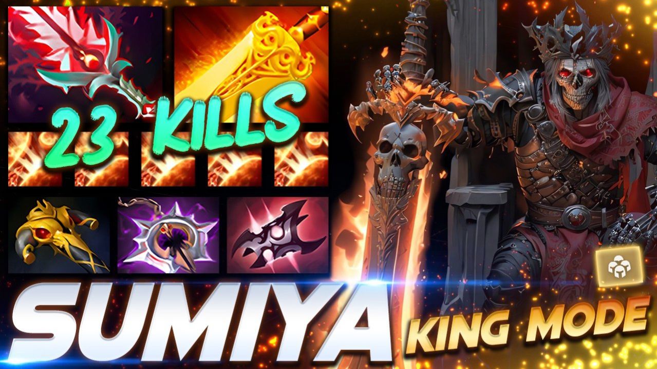 SumiYa Wraith King Epic Mode — профессиональный геймплей в Dota 2 [Смотри и учись]