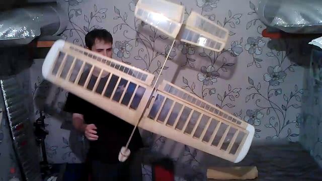 №6- Обтянул модель Сириус лавсаном .