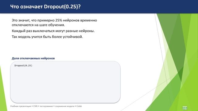 09032026 Модель сверточной нейронной сети (СНС) Convolutional neural network (CNN) ДВФУ Медакадемия