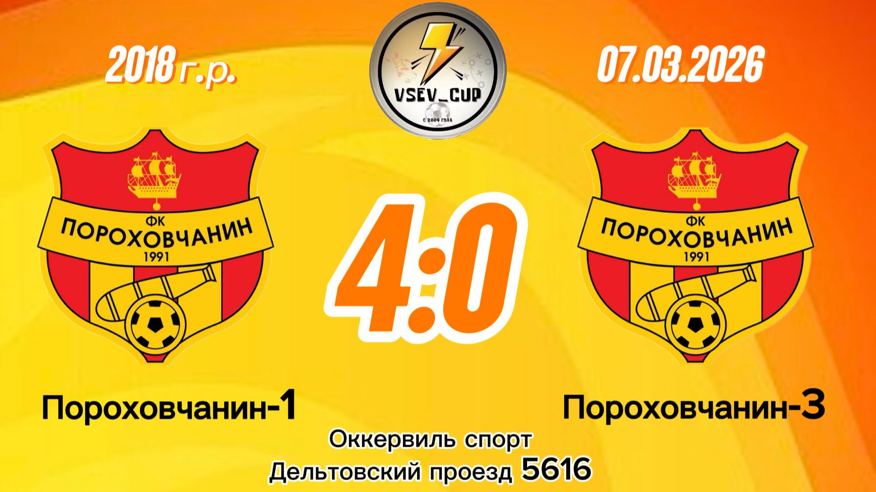 Порох1-Порох3 4-0 (Igushkin team)