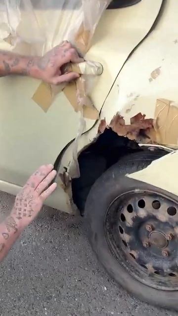 Купил РАЗБИТЫЙ Ниссан, Чтобы Перепродать (купят?)/// #shorts №1