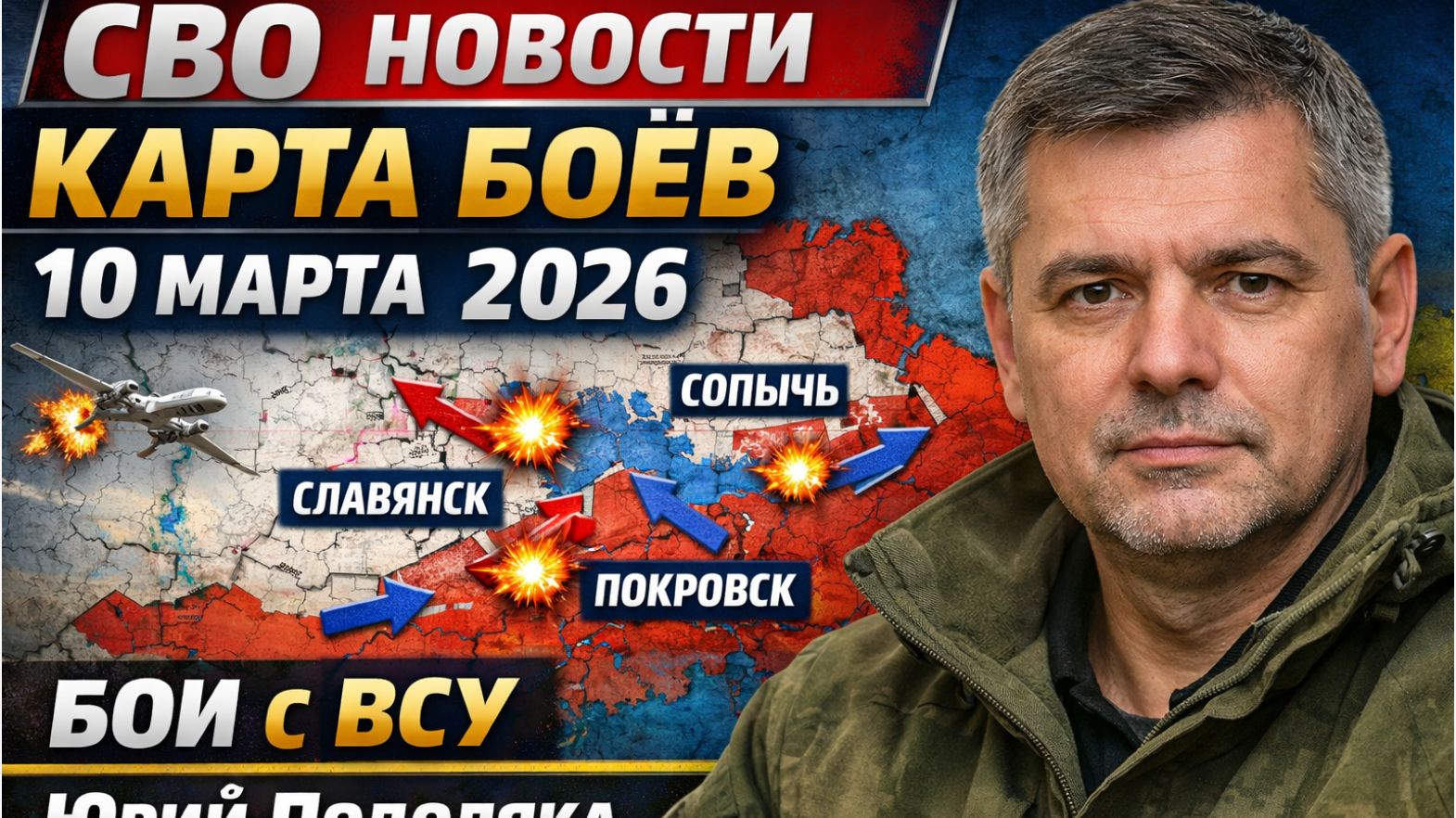 СВО новости карта СВО, события 11 марта 2026 года, бои с ВСУ.Юрий Подоляка 11.03.2026