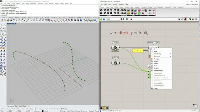 Grasshopper 101_ User Objects _ #06 Wire Connections
