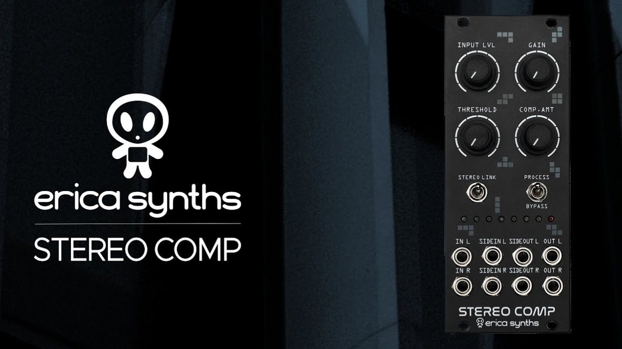 Erica Synths Stereo Compressor: Sound Demo (No Talking)