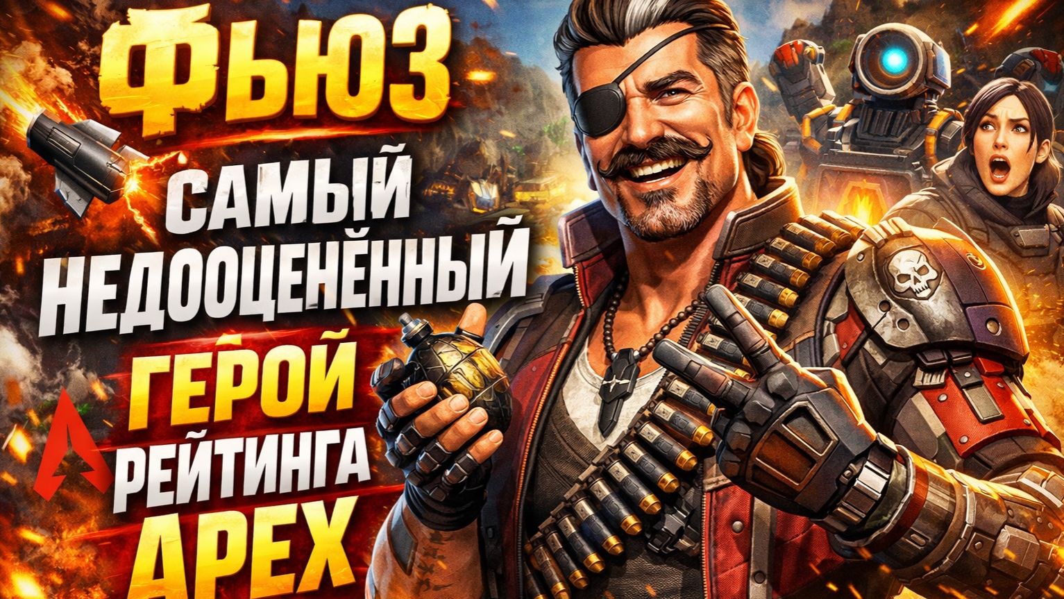 Фьюз — самый недооценённый герой рейтинга Apex | Apex Legends | Jjarik_TV
