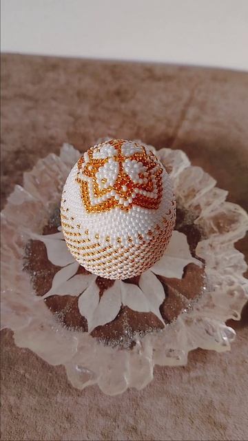 Пасхальное яйцо из бисера