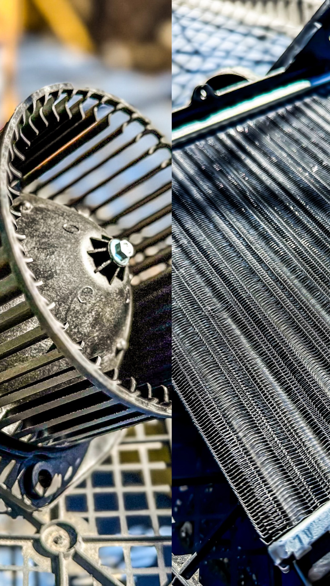 Радиатор и вентилятор отопителя в Шевика