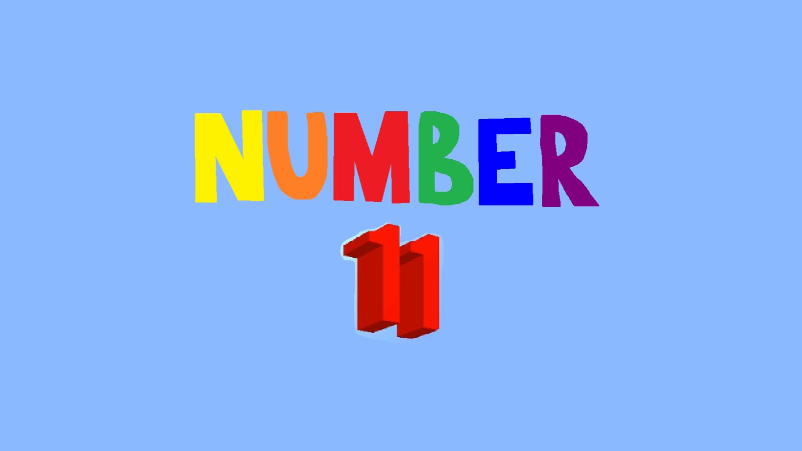 Счёт. Цифра 11