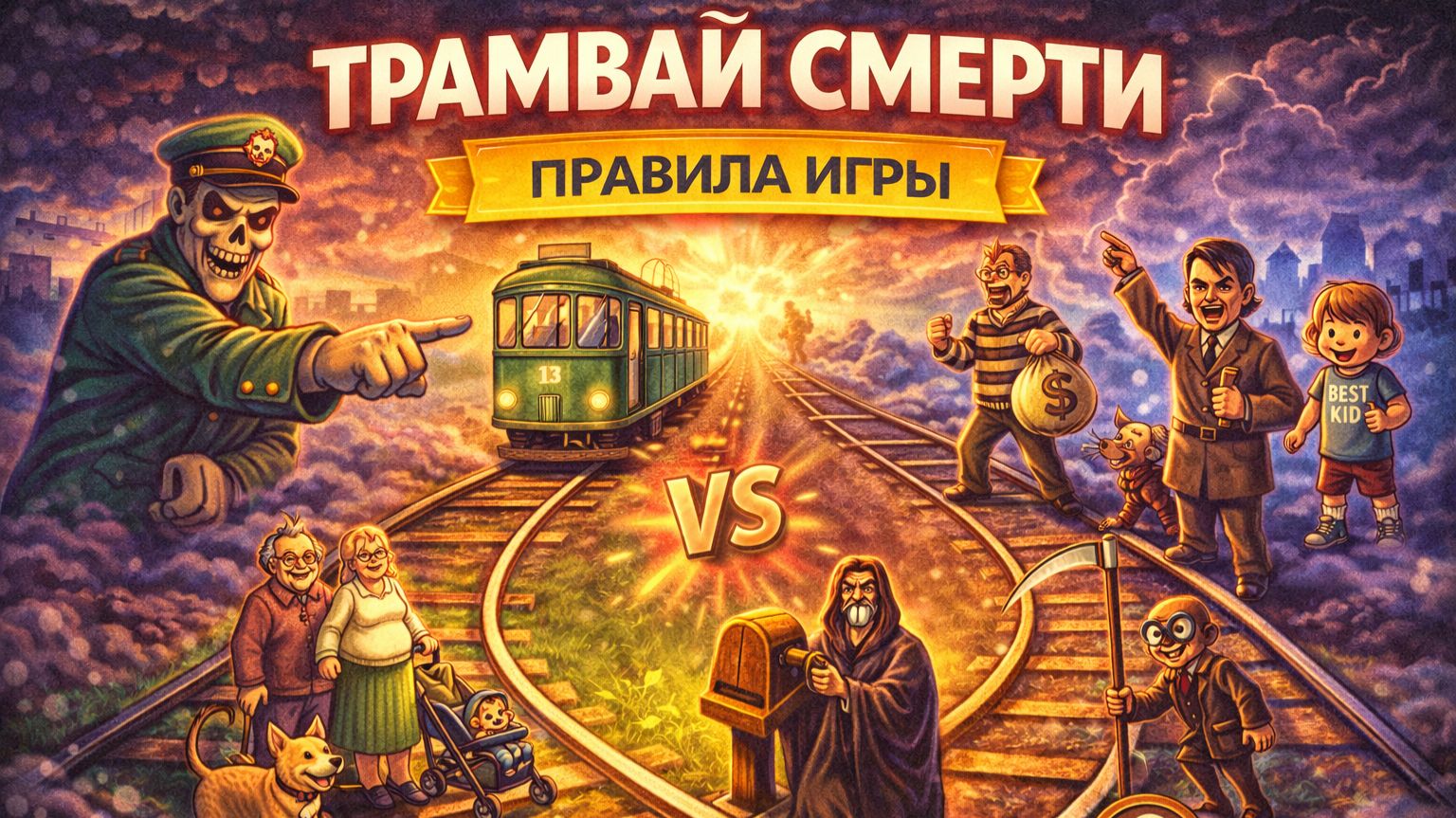 Трамвай смерти — правила настольной игры | Как играть в Трамвай смерти