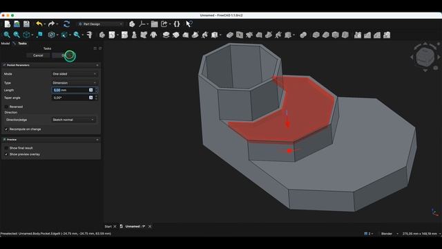 Создайте восьмиугольный настольный органайзер для 3D-печати  Учебное пособие по FreeCAD