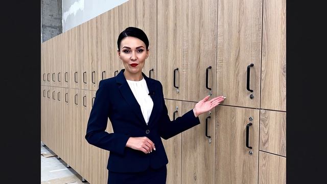 Шкафчики для раздевалки изготовили и собрали в Хабаровске