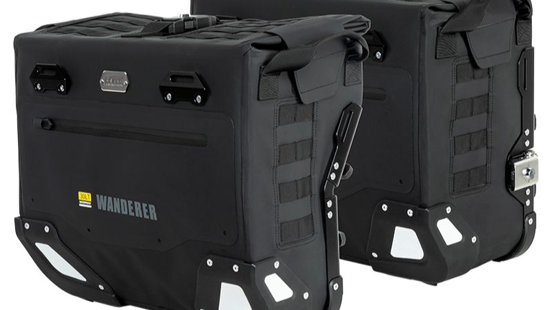 LOBOO BCB30-40TBK Комплект боковых полужестких кофров 30L + 40L серии WANDERER