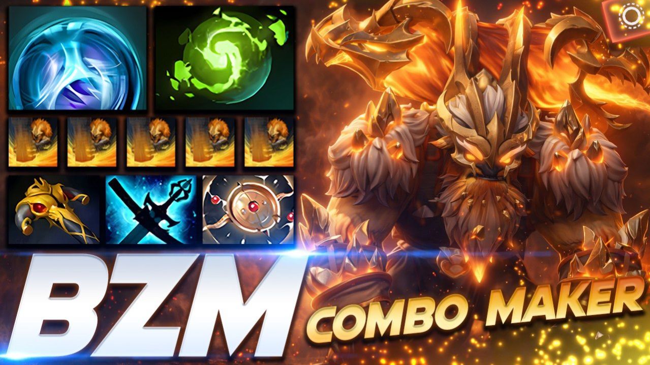 BZM Earthshaker Combo Maker — профессиональный геймплей в Dota 2 [Смотри и учись]