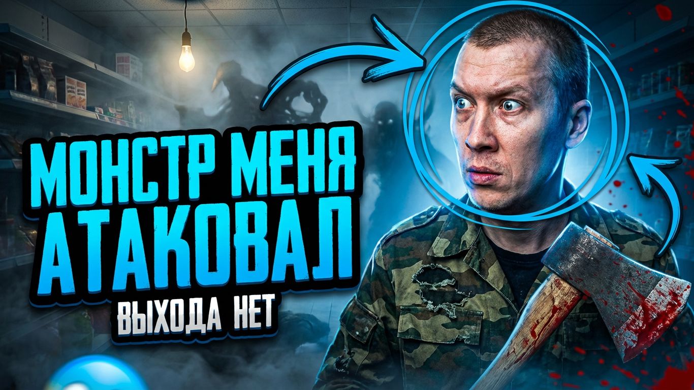 "Адский магазин,топор в руках и атака монстра! Выживание на пределе"