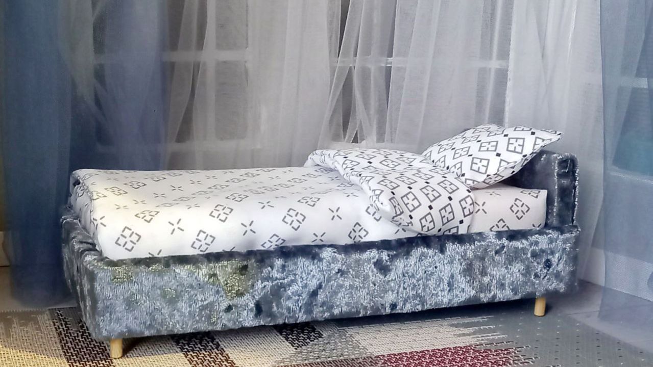 кровать для куклы часть 2