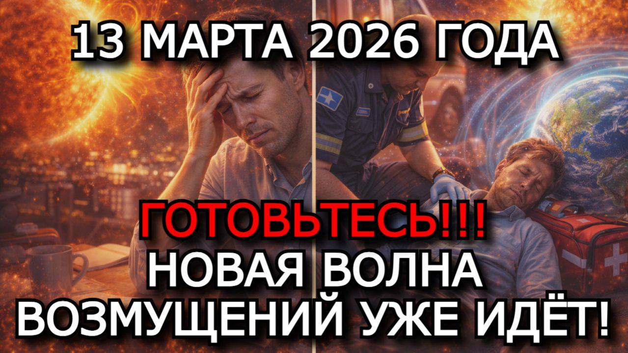 МАГНИТНЫЕ БУРИ 13 МАРТА 2026 — ШТОРМ K7–K8, ПИК ВЕЧЕРОМ И ЯРКИЕ ПОЛЯРНЫЕ СИЯНИЯ