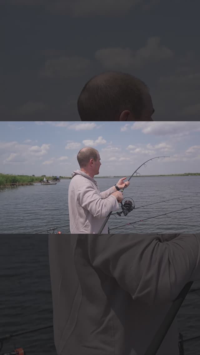 Вываживание второго бига у Дениса