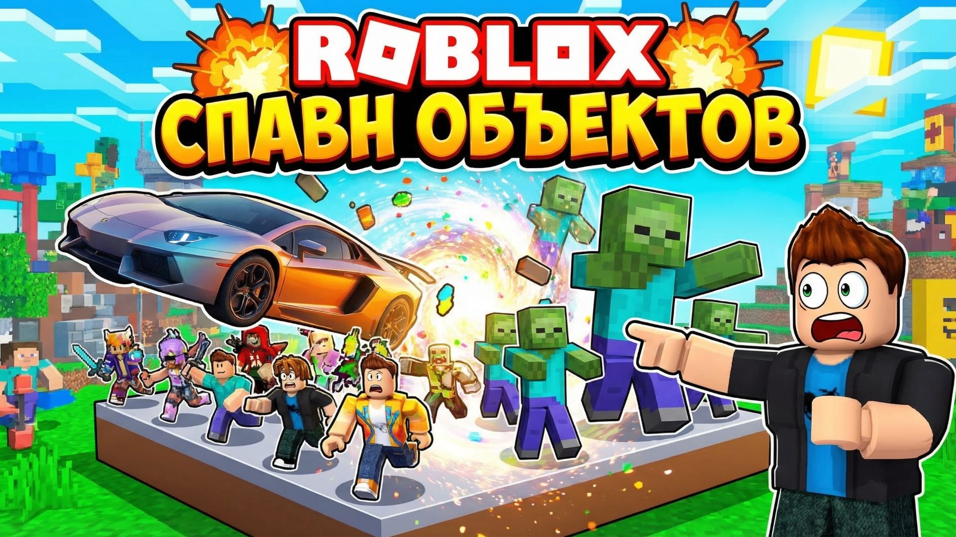 Roblox. Механики. Спавн объектов. [Spawn Model].