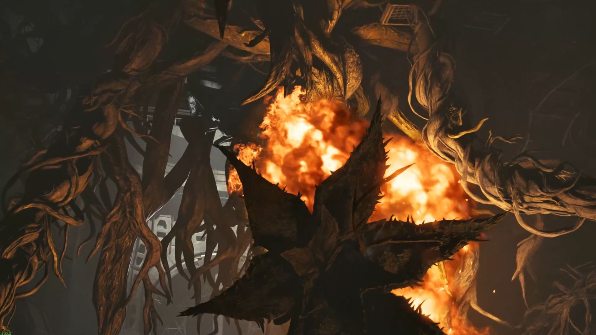 Resident Evil Requiem Леон против огромного растения сложность "Безумия"