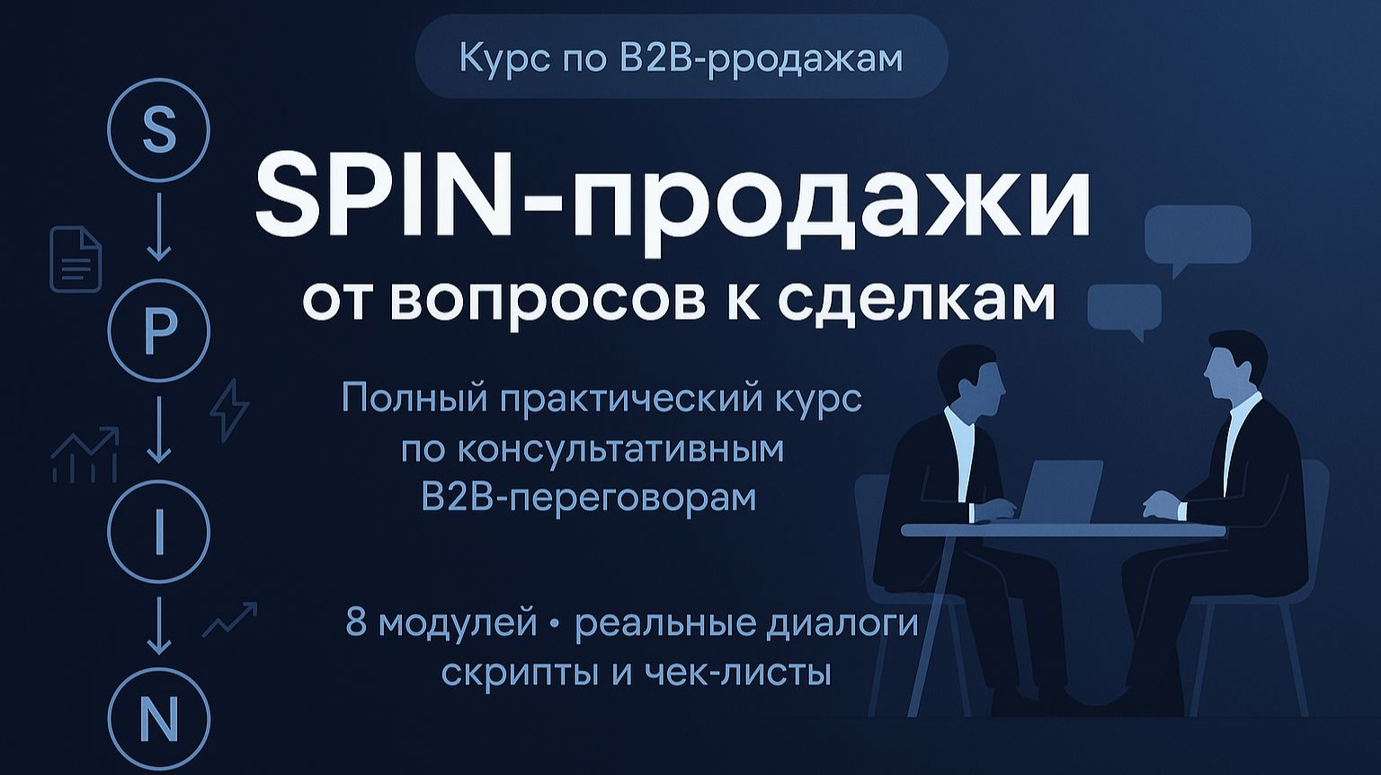 М7 | 4 стадии встречи SPIN: структура, которая двигает сделки